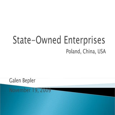 State Owned Enterprises | PPT