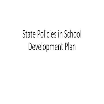 State Policies in School Development Plan.pptx