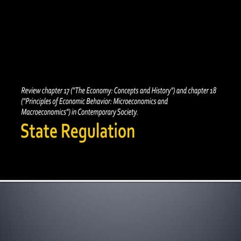 State regulation | PPTX