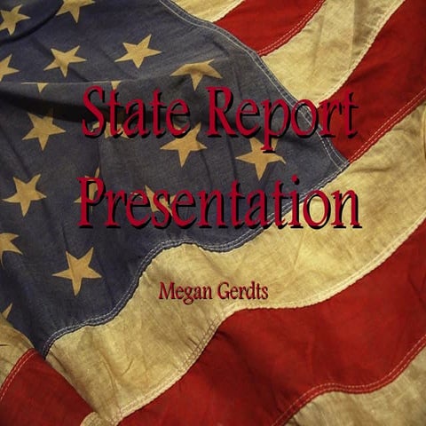 State report presentation introduction | PPT