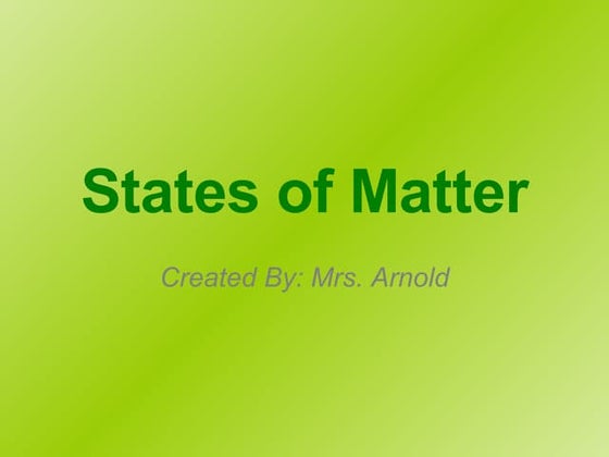 Matter: The Three States of Matter (Grade 8 - Science) | PPTX ...