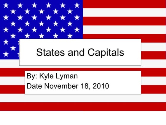 States and capitals | PPT