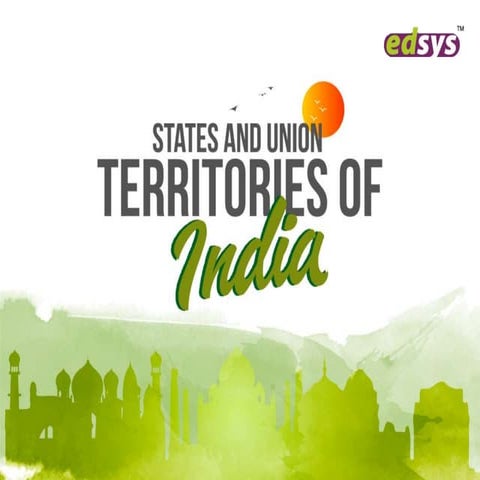 States and Union Territories of India | PPTX