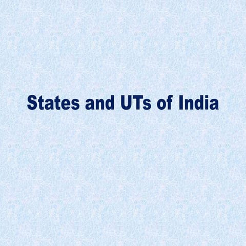 States and UTs of India_Part 1 | PPT