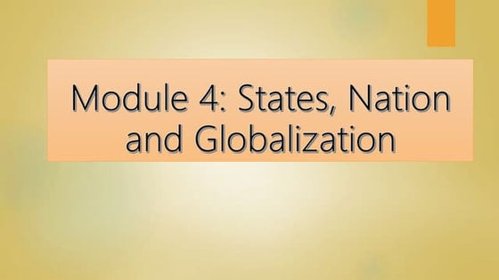 SHS Powerpoint Nation,State,Globalisation(POLITICS) | PPTX | Business ...