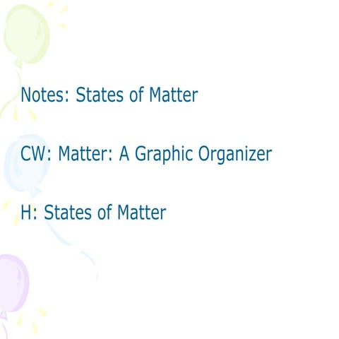 States of Matter | PPT