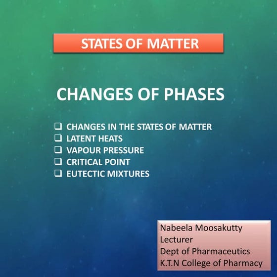Phase Rule in three component system | PPTX | Chemistry | Science