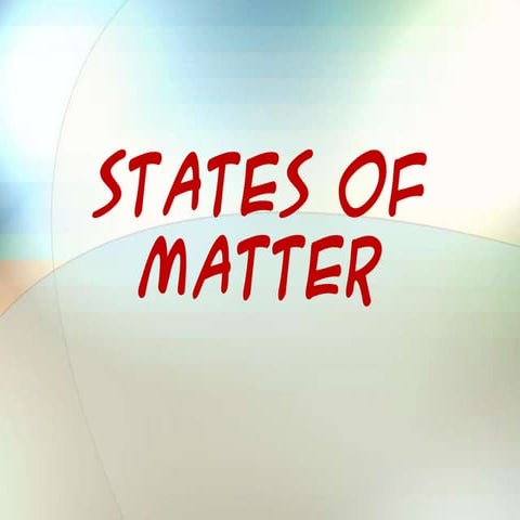 States of matter ppt | PPT