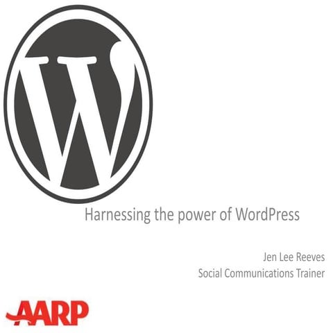 Wordpress Tips for AARP State Offices | PPT