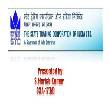 State trading corporation | PPTX