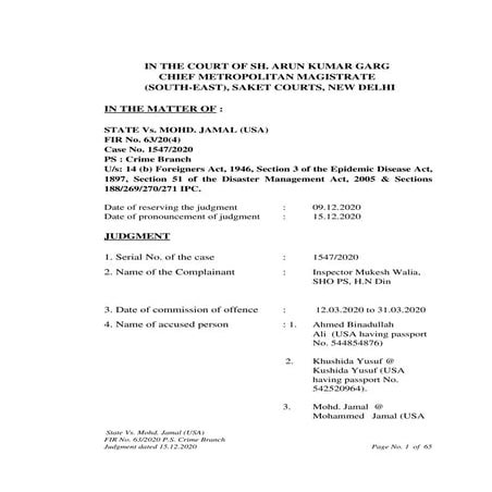 State v mohd jamal (usa) | PDF