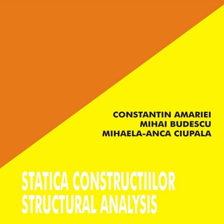 Statica constructiilor ro en | PDF