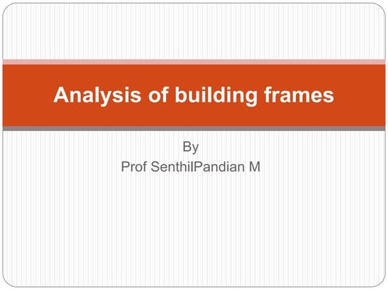 Shear Force And Bending Moment Diagram For Frames | PPT | Physics | Science