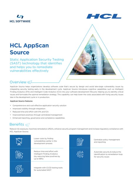 Manage Large Scale Application Security Testing With Hcl Appscan