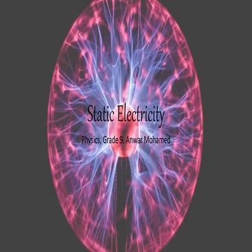 Static electricity | PPTX