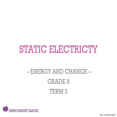 Static Electricity to teach come get for free | PDF | Chemistry | Science