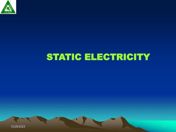 Section_2.5-Static_Electricity safety for Electrician | PPT
