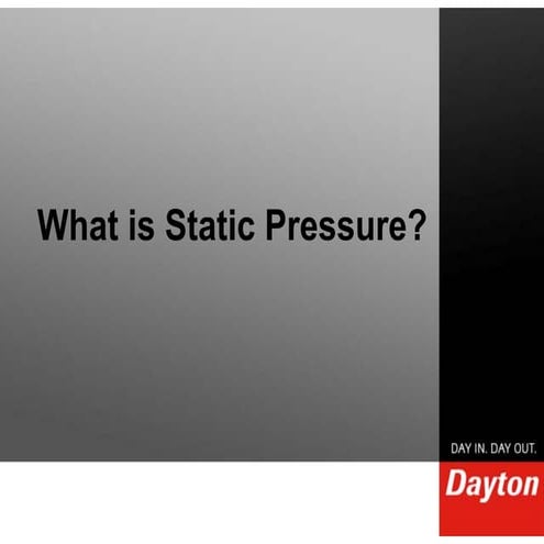 Static Pressure | PDF
