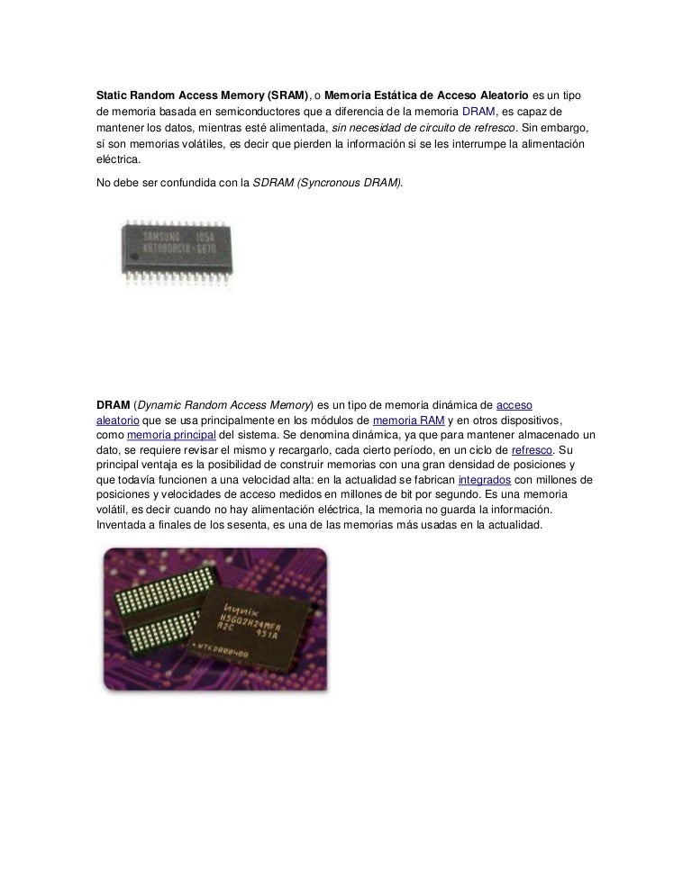 Static Random Access Memory 2834