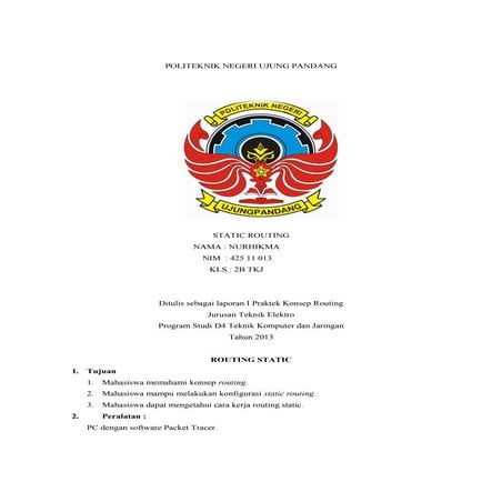 Static routing | DOC