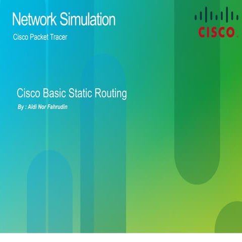 Cisco Static routing | PPT