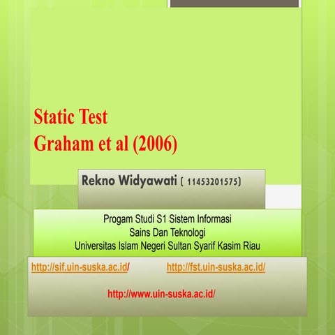 Static techniques | PPT