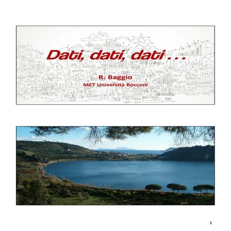 STATI GENERALI del TURISMO PIEMONTE | Rodolfo Baggio | Big&Small Data | PDF