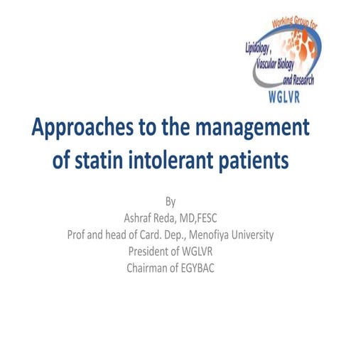 Statin intolerant patients | PPTX