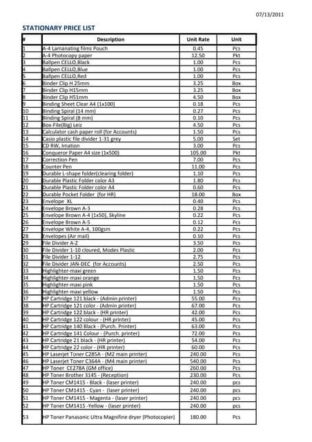 1 stationery request form | PDF