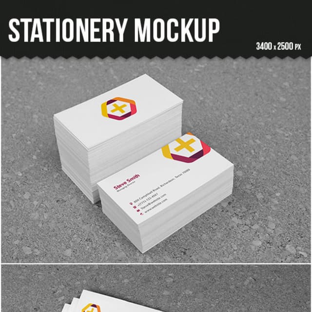 Stationery branding mock-up | PDF