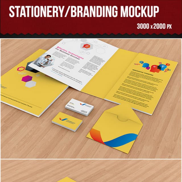 Stationery branding mockup | PDF