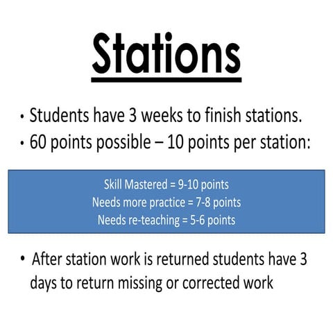 Stations | PPT