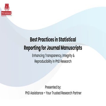 Structuring Manuscripts with Robust Statistical Techniques | PDF