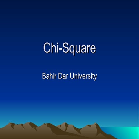 Statistical Analysis Chi-Square.ppt