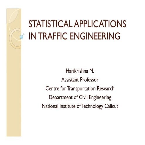 STATISTICAL APPLICATIONS IN TRAFFIC ENGINEERING.pdf