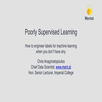 Weakly supervised learning | PDF