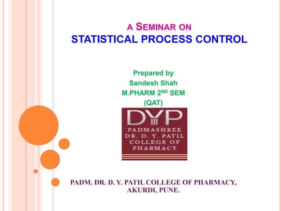 Statistical Process Control Ppt