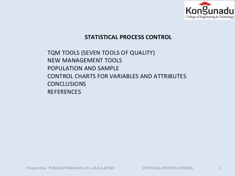 Statistical process control