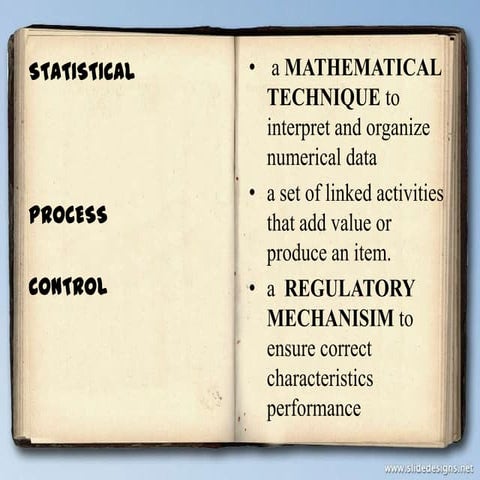 Statistical process control (spc) | PPT