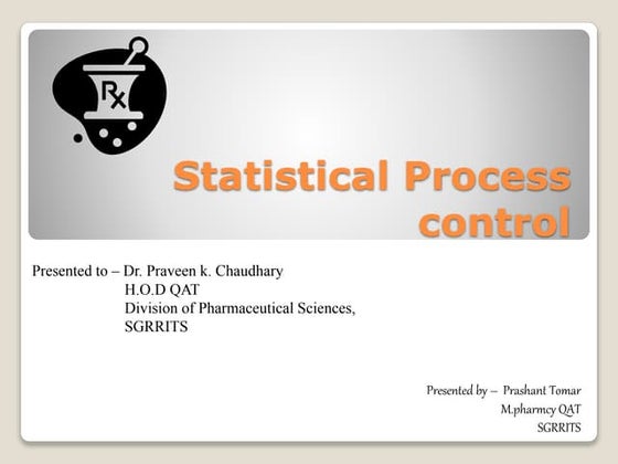 Statistical Process Control (SPC) in a Nutshell | PPT