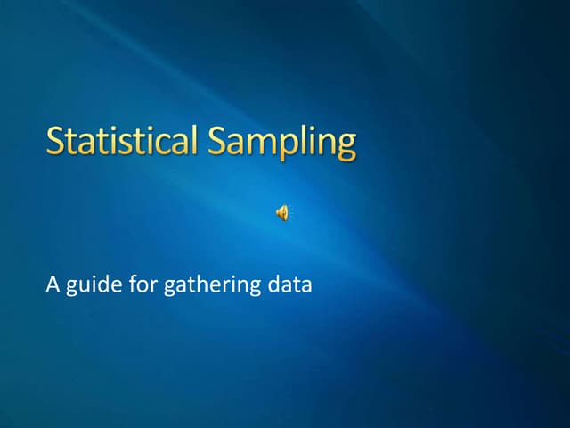 sampling ppt | PPTX