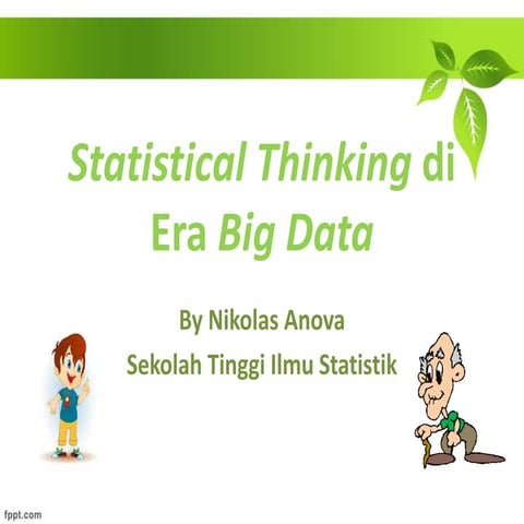 Statistical thinking di era big data | PPTX