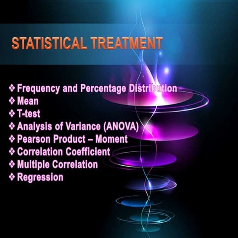 Statistical Treatment Ppt