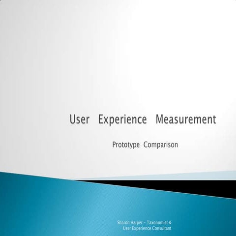 Statistical user experience measurement 1 | PPTX | Educational Assessment | Education