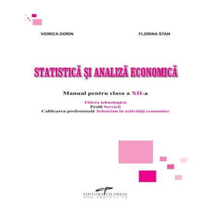 Statistica si analiza economica - manual | PDF