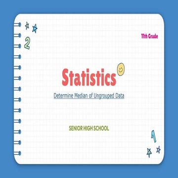 Statistics - 11 Grades Mathematics.pptx