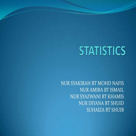 Statistics | PPT