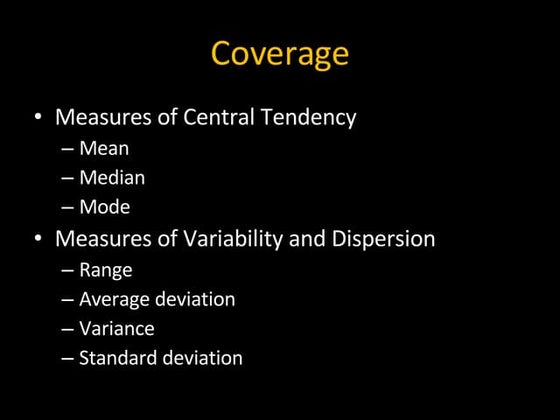 Measures of variability grouped data | PPTX