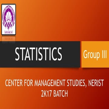 Basic concepts of Statistics & Probability | PPTX