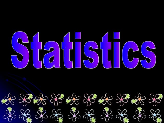 Chapter 1 introduction to statistics | PDF